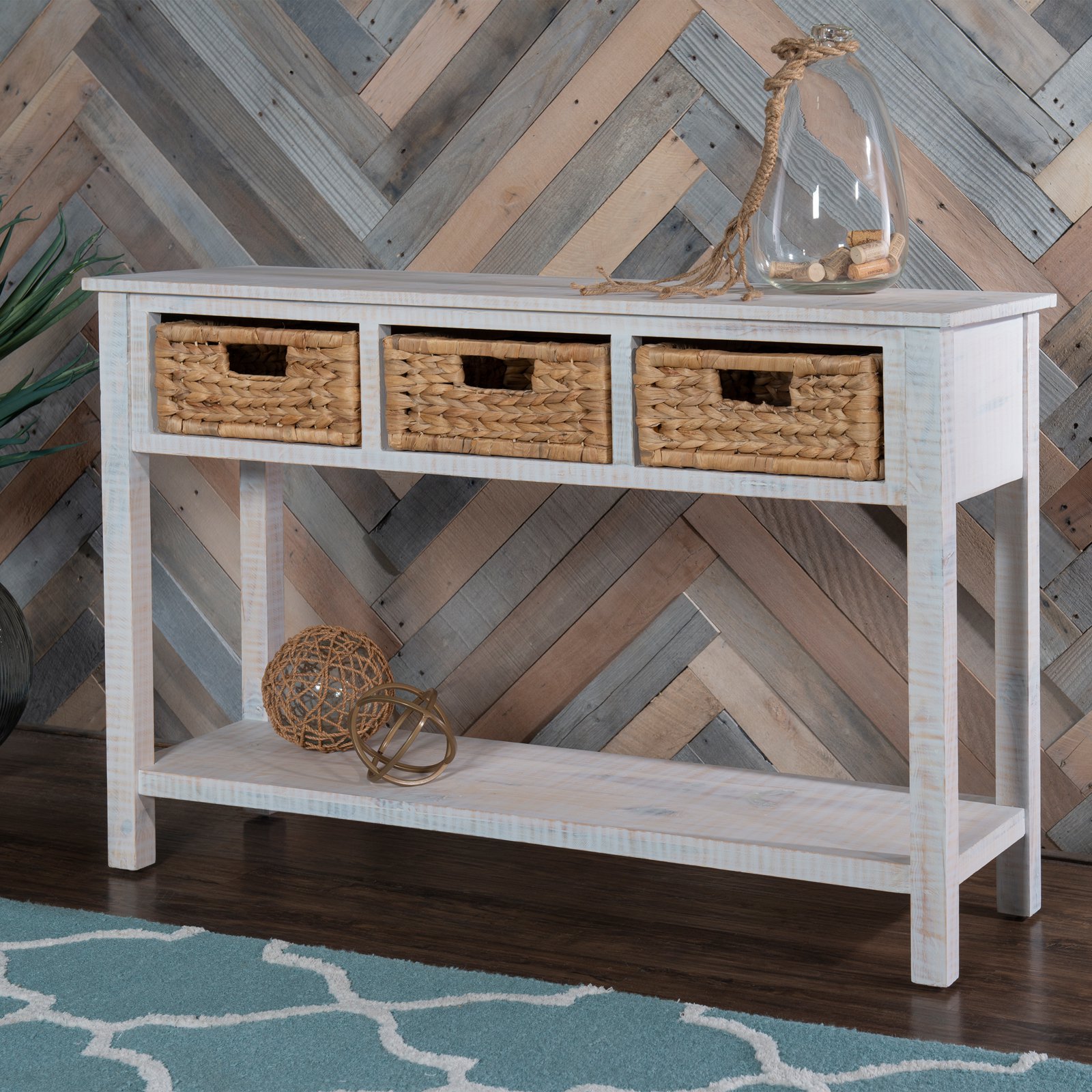 Powell Ari Basket Console - Walmart.com