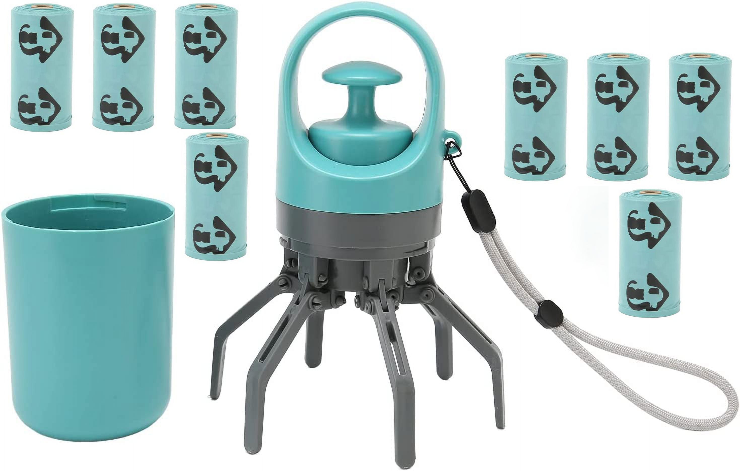 Pooper Scooper，No-Touch Dog Pooper Scooper with Built-in Poop Bag ...