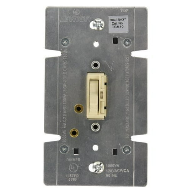 Ivory 1000W Toggle TOUCH Light Dimmer Switch - Walmart.com