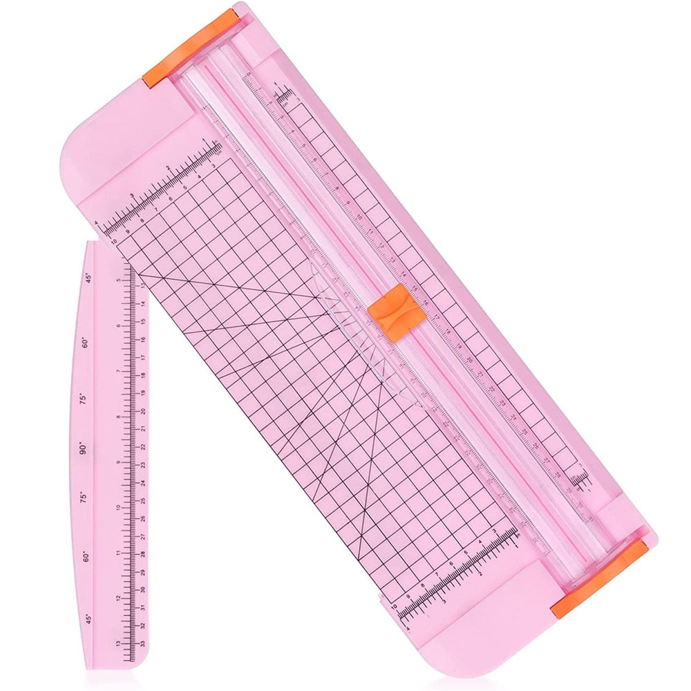 MesaSe A4 Paper Cutter Titanium Straight Paper Trimmer with Side Ruler ...