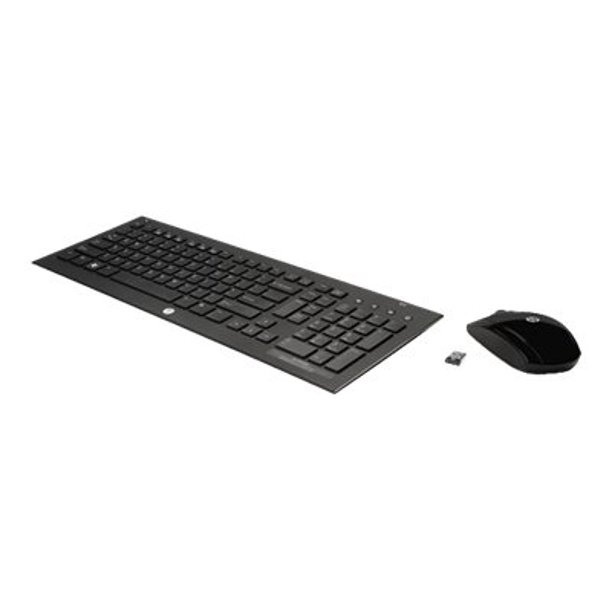 HP Wireless Elite v2 Desktop - Keyboard and mouse set - wireless - 2.4 ...