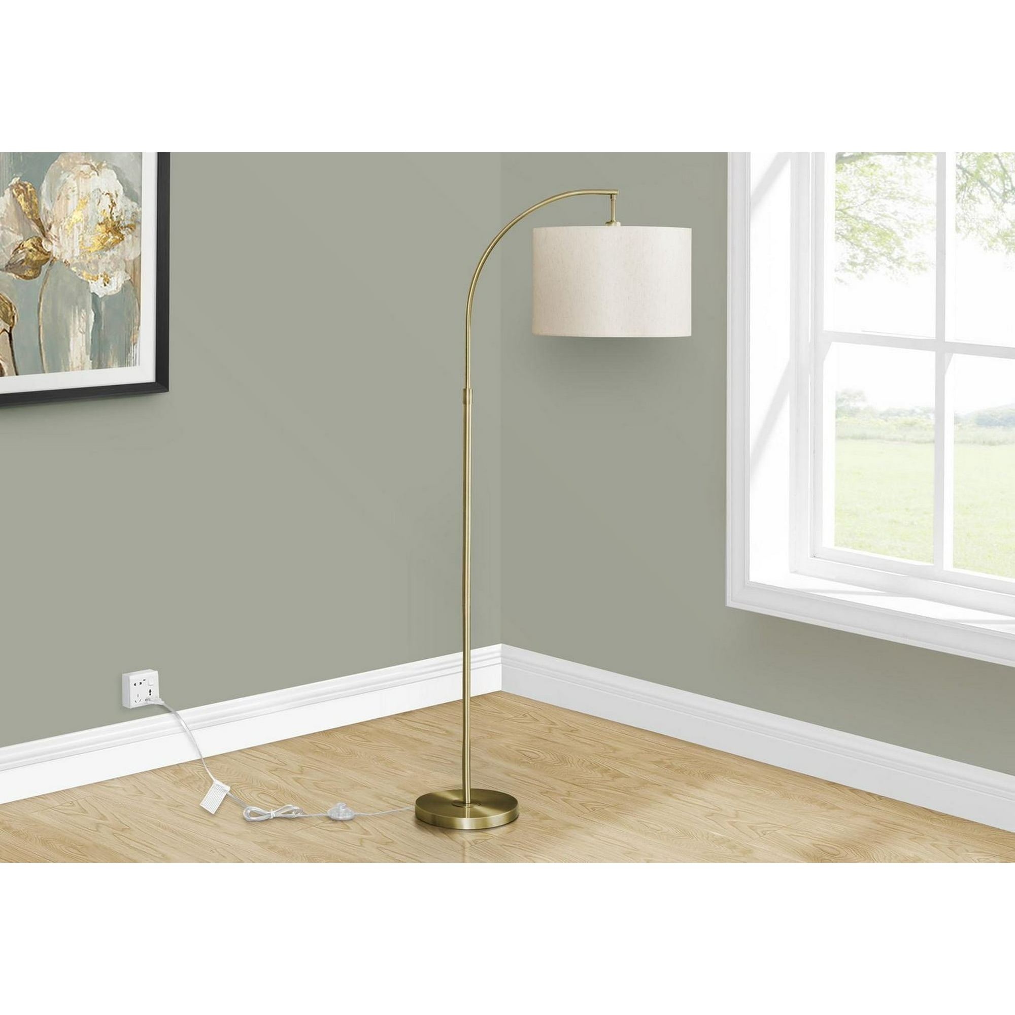 Click here for Monarch Specialties Lighting  65H  Floor Lamp  Bra... prices