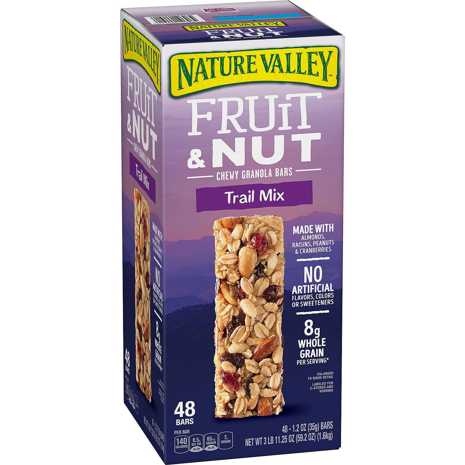 Nature Valley Fruit & Nut Chewy Trail Mix Granola Bars (48 ct ...