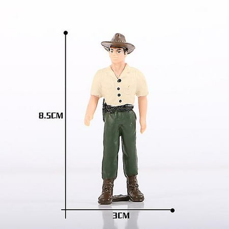Action & Toy Figures Simulation Farm Animal Farmer Staff Feeder Models ...