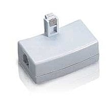 RadioShack 2-Line 3-Way Jack Adapter (White) - Walmart.com