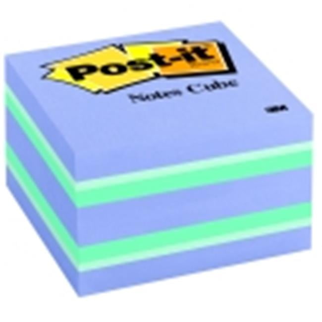 Sticky note 3 x 3 in. Note Cube - Blue Ice, 490 Sheets & Pad - Walmart.com