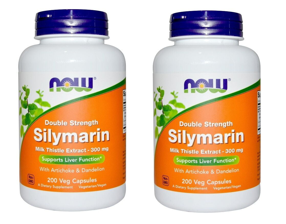 Now Foods - Silymarin, Milk Thistle Extract, 300 mg, Artichoke and ...