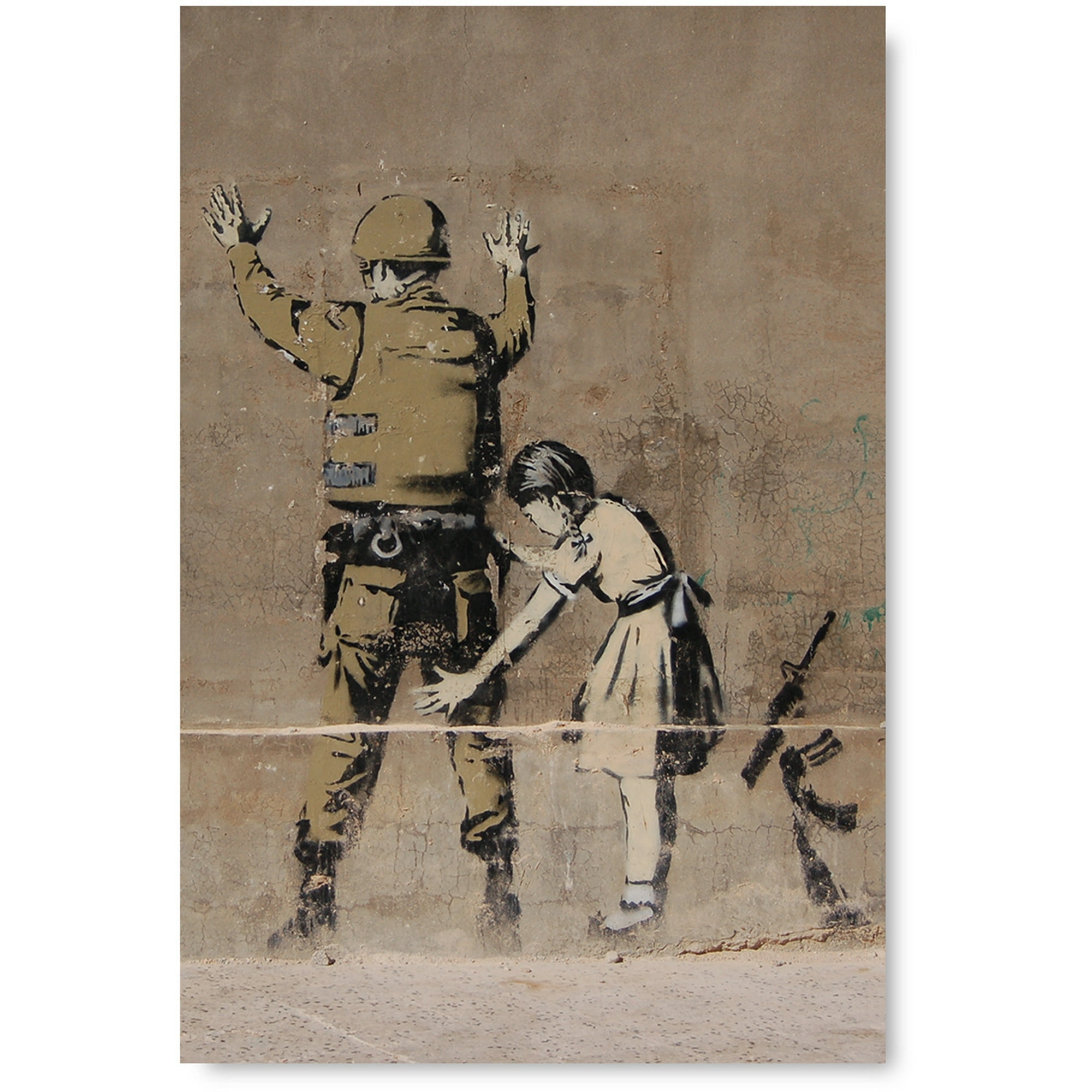 Banksy Street Art Soldier