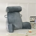 TOPCHANCES Large Backrest Reading Pillow, Adult Back Pillow, Bed Rest ...