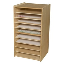 Wood Designs Contender Mobile Paper and Puzzle Storage Center - Walmart.com