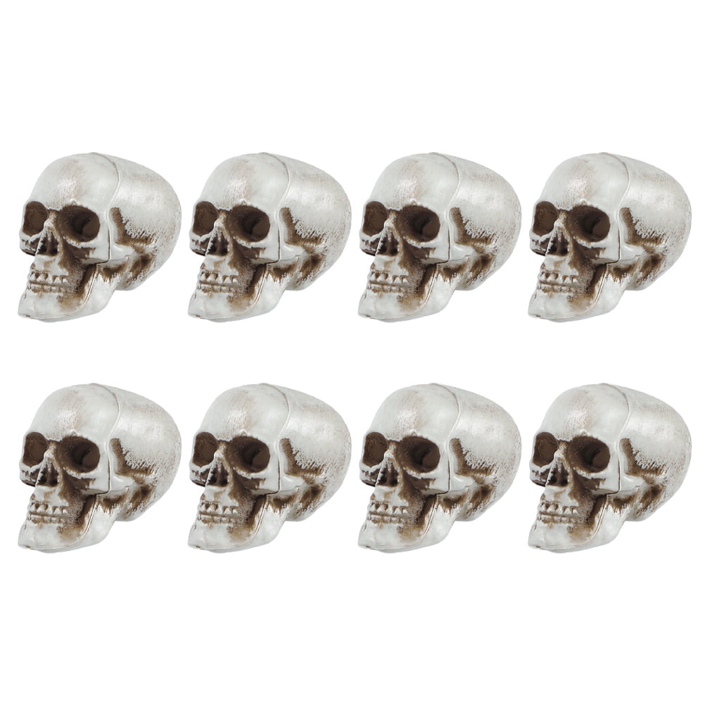 Click here for Winskyall 8pcs Halloween Scary Props Small Skulls... prices