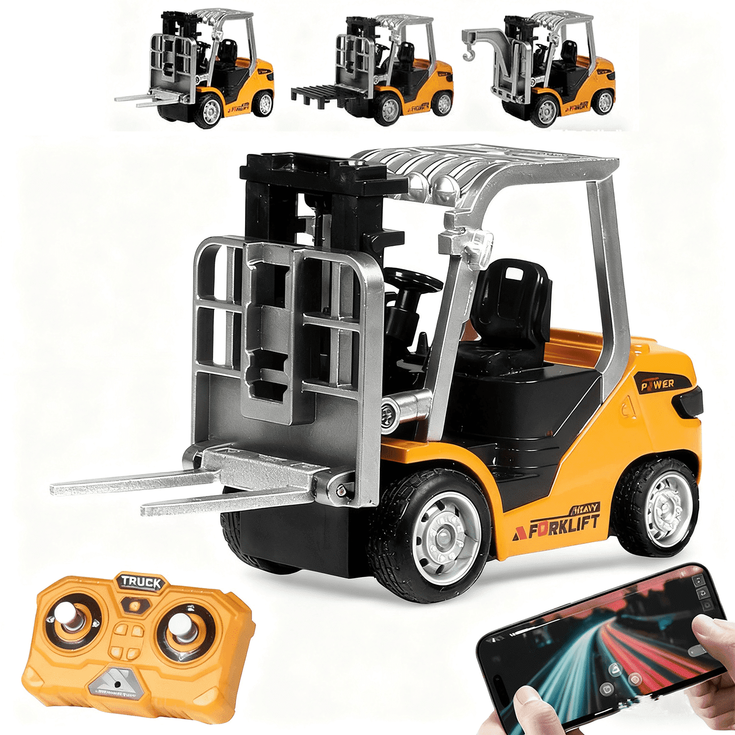 Click here for Conusea Rc Forklift Toy 1/64 7ch 2mode Mini Remote... prices