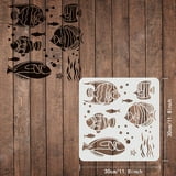 Tropical Fish Stencil Fish Stencils for Painting Reusable Sea Animal ...