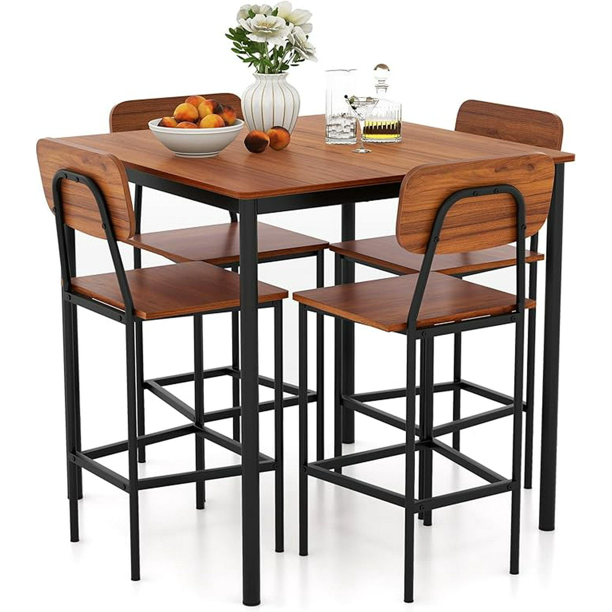 Click here for Unbranded 5-Piece Dining Table Set W/Counter Heigh... prices