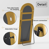 Free Shipping! 71"x32" Wood Framed Full Length Mirror Standing Mirror ...