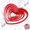 6PCS Heart Shaped Cookie Cutters* - Walmart.com
