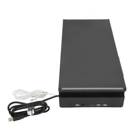 Monitor Riser, 5 Light Modes Monitor Stand Riser USB3.0 Charging USB ...