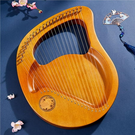 Mahogany Lyra Harp Ancient Lyre Harp Retro Elegant Home Lyre Lyre Piano ...