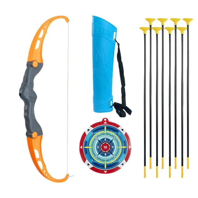 Kids Bow And Arrow With Target And Suction Bullets Wootoyz Kids Bow And ...