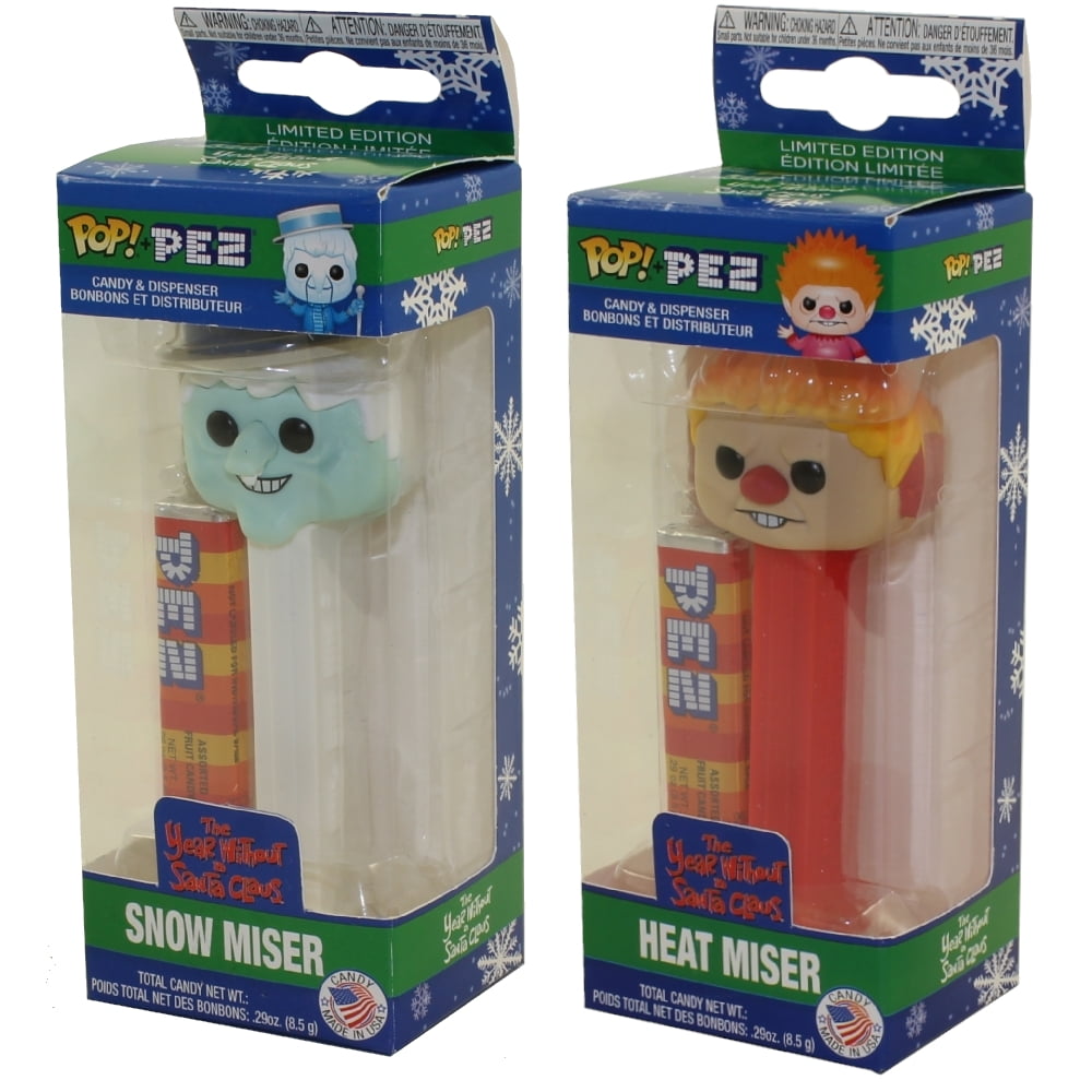 Funko POP! PEZ Dispensers - The Year Without a Santa Claus - SET OF 2 ...
