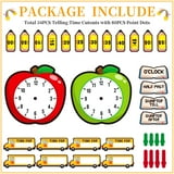 WhatSign Telling Time Classroom Bulletin Board Decorations - Walmart.com