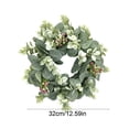 Artificial Flower Wreath | Spring Summer Decorative Garland for Front ...