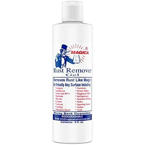 Magica Rust Remover - 8 oz Gel Bottle - Walmart.com