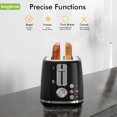 LONGDEEM 2 Slice Toaster - 6 Settings, Extra Wide Slots, High Lift ...