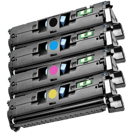 1 Set of 4 Inkfirst® Remanufactured Toner Cartridges Replacement for HP ...