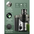 Juicer Machine Easy to Clean, 3" Feed Chute for Whole Fruit and ...
