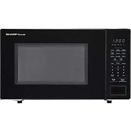 1.1 cu ft 1000w touch microwave, 11.25" turntable, Bezel-less Design ...