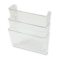 Universal Clear 3-Pocket Wall File Starter Set - Paper Organizer ...