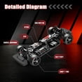 1:12 Remote Control Car Drift RC with Gyro for Adults, 2.4G 4WD 21MPH High Speed Drifting RC Car ...