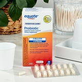 Equate Digestive Probiotic Supplement Delayed-Release Capsules, Unisex ...