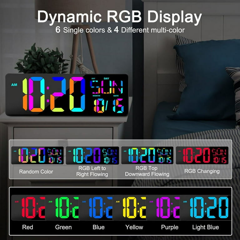 Contemporary Digital Wall Clocks