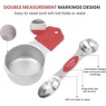 Measuring Cups and Spoons Set- 304 Stainless ,Double Measurement ...
