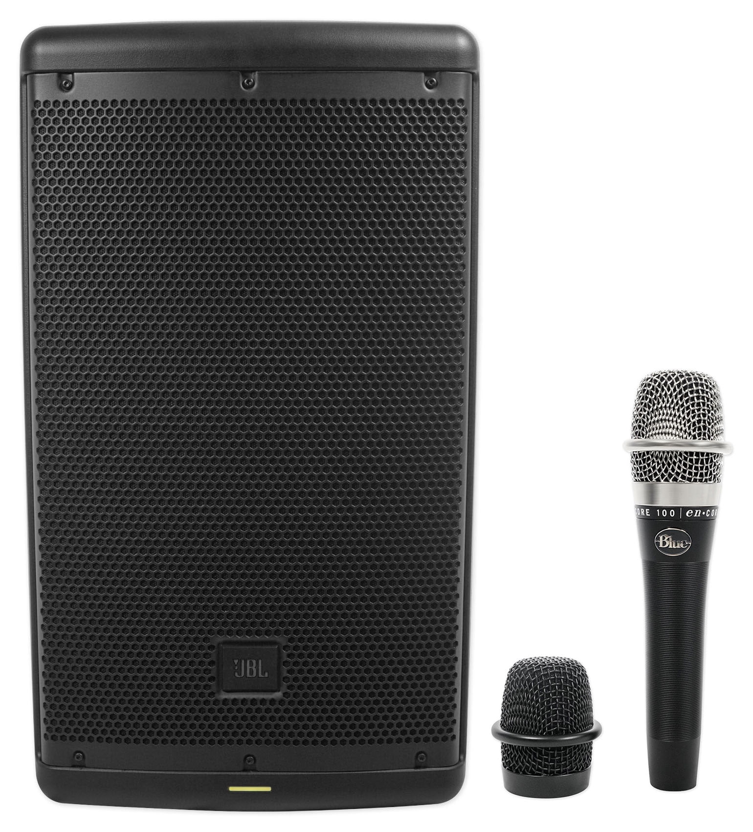 JBL EON610 10" 1000w Powered DJ PA Speaker System w/Bluetooth + Blue ...