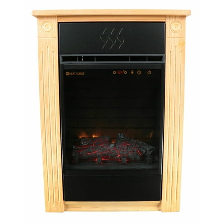 Heat Surge Accent Power Tower Electric Fireplace Heater, 1500 Watts ...