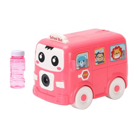 Automatic School Bus Bubble Maker with Lights and Sound Bubble Toy ...