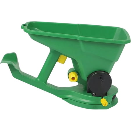 YVE Hand Crank Seed Spreader, 1.5L Capacity Fertilizer Spreaders for Lawn, Portable 5 Gear ...