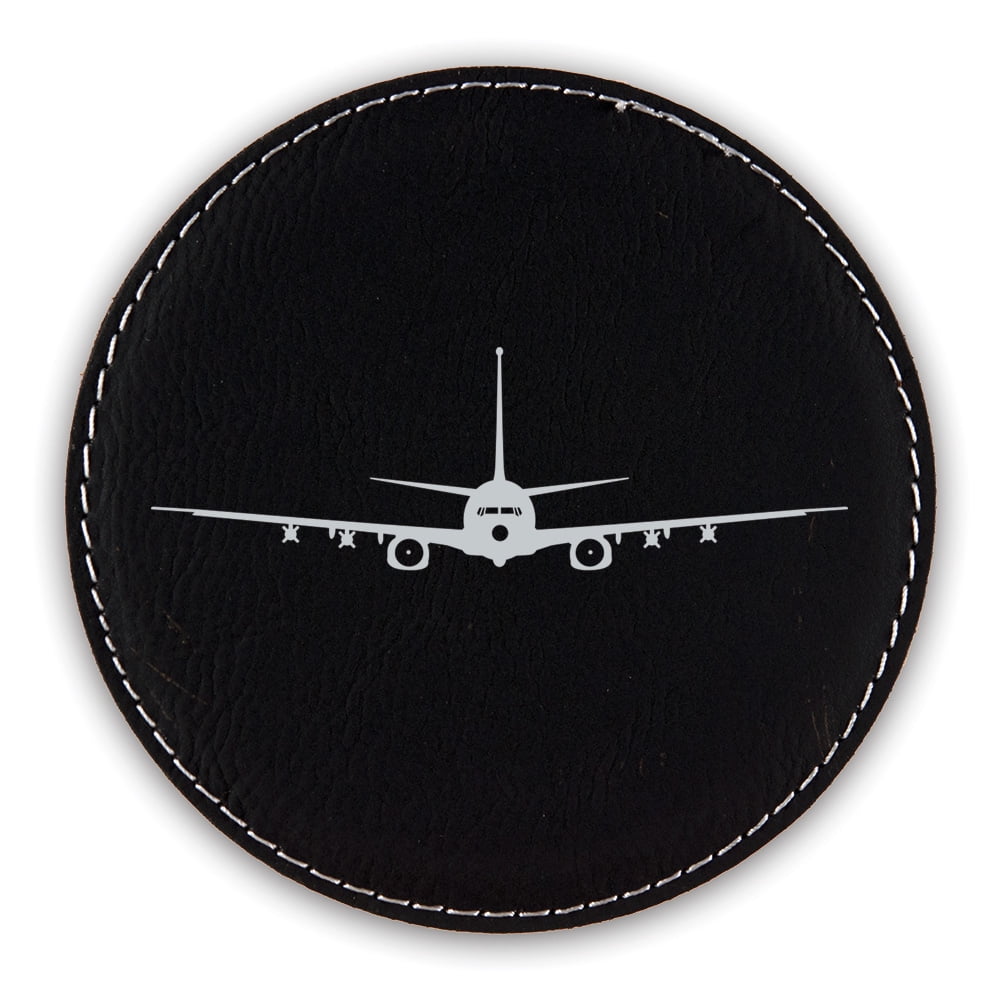 P-8A Poseidon Coaster Laser Engraved Leatherette - Round Coasters ...
