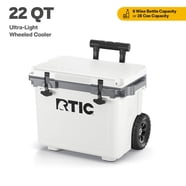 RTIC 65 QT Heavy-Duty Ultra-Tough Rotomolded Ice Chest Cooler, Lagoon ...