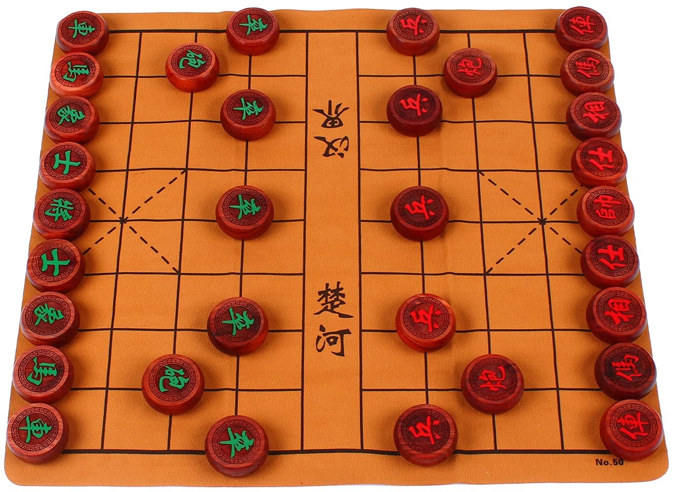 Fetcoi Chinese Chess Xiangqi Complete Set With PU Board Travel Board fetcoi-chinese-chess-xiangqi-complete-set-with-pu-board-travel-board