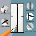 Durable Full Frame Hook&Loop Magnetic Door Mesh for Sliding Doors ... Durable Full Frame Hook&Loop Magnetic Door Mesh for Sliding Doors ...