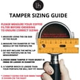 58mm Espresso Tamper - Premium Barista Coffee Tamper with 100% Flat ...
