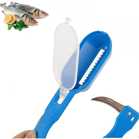 TESNN Fish Scaler with Knife, Fish Scaler Remover, Fish Scales Scraper ...