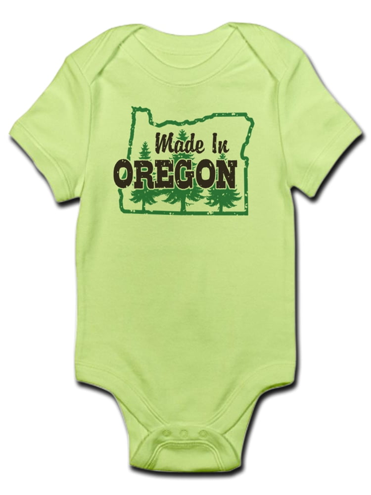 CafePress - Made In Oregon Infant Bodysuit - Baby Light Bodysuit ...
