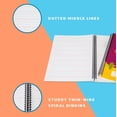 A4 Lined Handwriting Practice Notebook for - Dotted Midline, Spiral ...