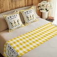 California King Size Sweet Gnomes Bed Runner Set 102 x 20 inch Bee ...
