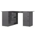 vidaXL Corner Desk Computer Desk Workstation Table Workstation ...